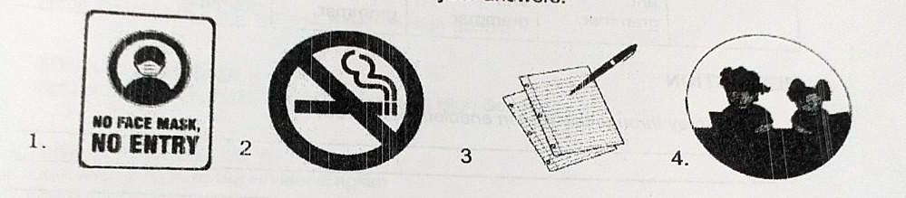 SOLVED: 'PRACTICE TASK 3. Look at the pictures below. Write a sentence about the picture using ...