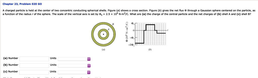 chapter 23 problem 020 go charged particle held at the center two ...