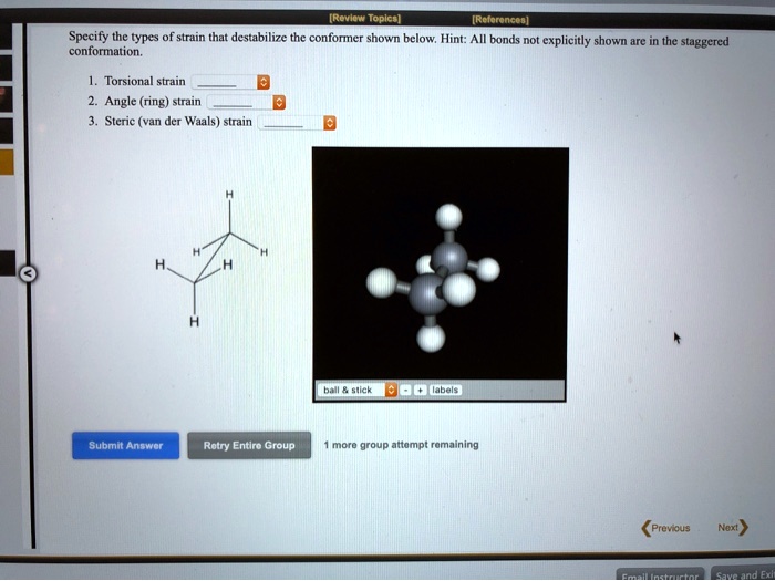 SOLVED: [Revlcte Toplca] Specify the types of strain that destabilize ...