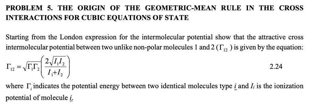 [GET ANSWER] problem 5 the origin of the geometric mean rule in the ...