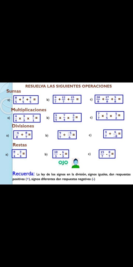 SOLVED: Resuelva las siguientes operaciones Ayúdenme plisss RESUELVA ... SOLVED: Resuelva las siguientes operaciones Ayúdenme plisss RESUELVA ...