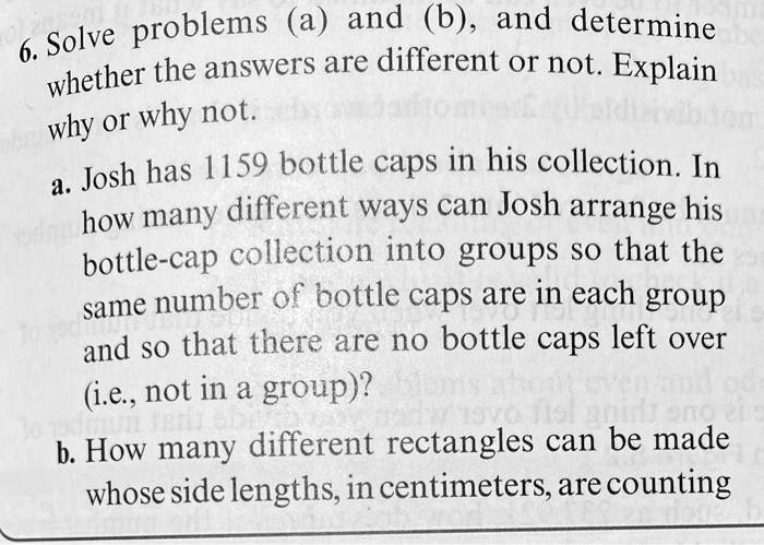 solve problems a and 6 and determine 6 whether the answers are ...