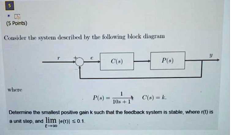 SOLVED: 5 * 5 Points) Consider the system described by the following ...
