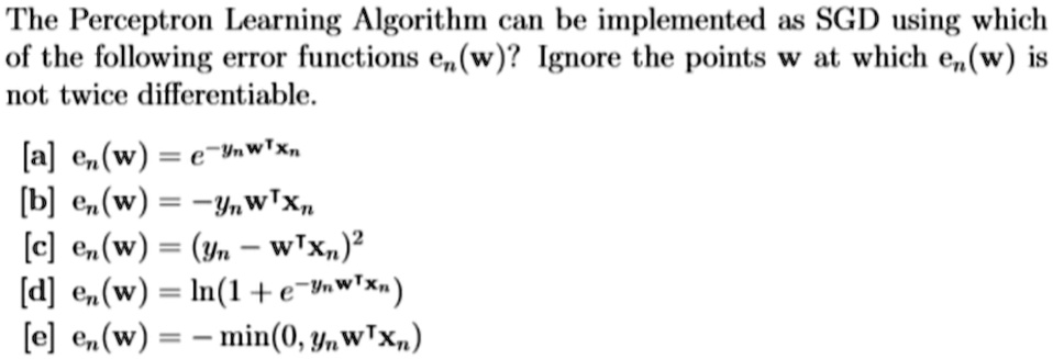Solved Business Analytics Perceptron Learning Algorithm Solution Of This Question The 9831