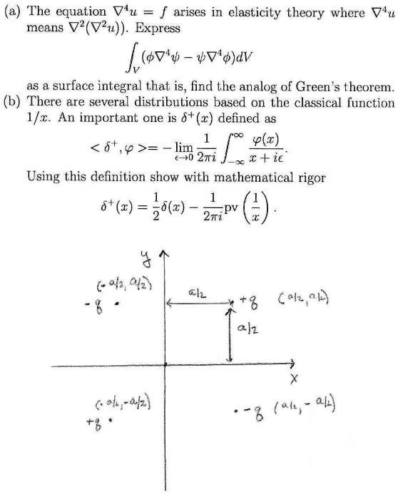 SOLVED:The equation VAu arises in clasticity theory where V4u means V2 ...