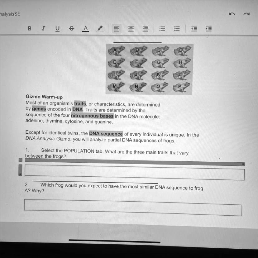 SOLVED: Select the POPULATION tab. What are the three main traits that ...