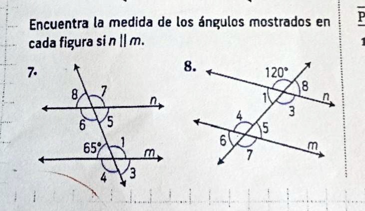 SOLVED: Encuentra la medida de los ángulos mostrados en cada figura ...