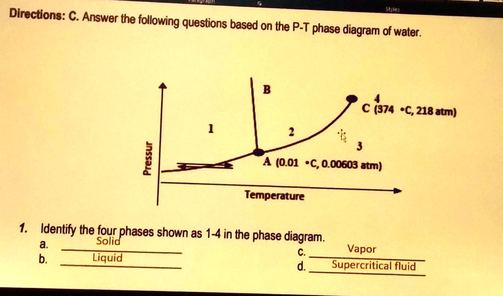 directions c answer the following questions based on the pt phase ...