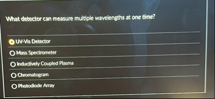 what detector can measure multiple wavelengths at one time uv vis ...