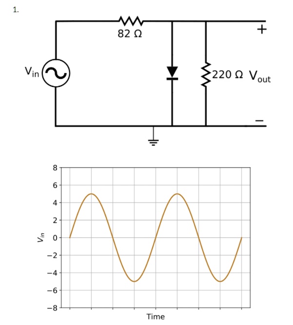 SOLVED: For the following circuits, using the constant-voltage-drop (practical) model, calculate ...