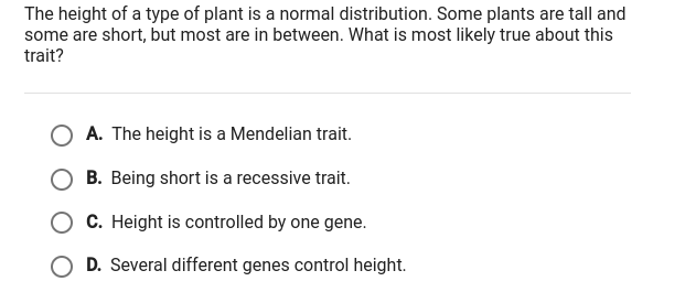 the height of a type of plant is a normal distribution some plants are ...