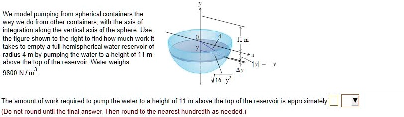 SOLVED: We model pumping from spherical containers the way we do from other containers, with the ...