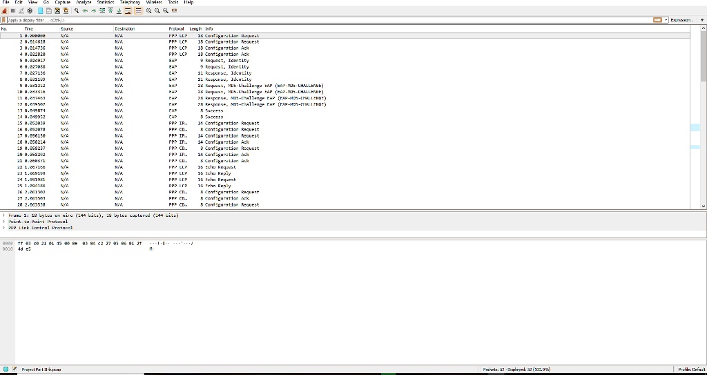 SOLVED: Review the third capture file (Project Part II-b) and determine ...