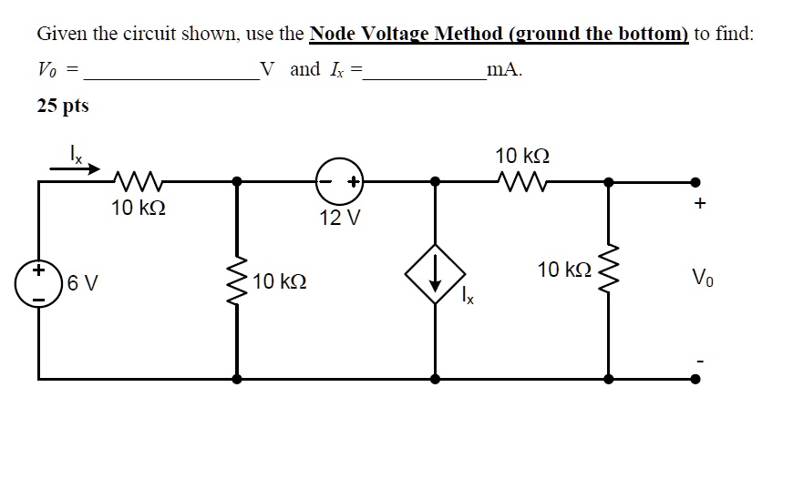 SOLVED: Equivalent resistance Rab in the circuit Given the circuit shown; use the Node Voltage ...