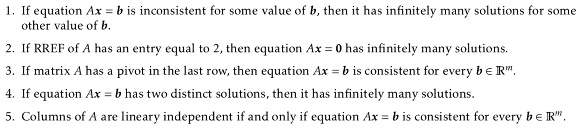 SOLVED:If equation Ax Other valuc of inconsistent Eam Valuea b, then ...