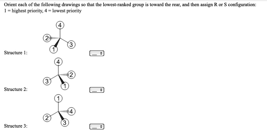 SOLVED: Orient each of the following drawings s0 that the lowest-ranked ... SOLVED: Orient each of the following drawings s0 that the lowest-ranked ...
