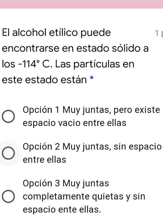 lo necesito para manana elegir solo una opcion el alcohol etilico puede ...