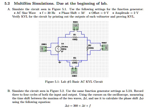 2 multisim simulations due at the beginning of lab a simulate the ...