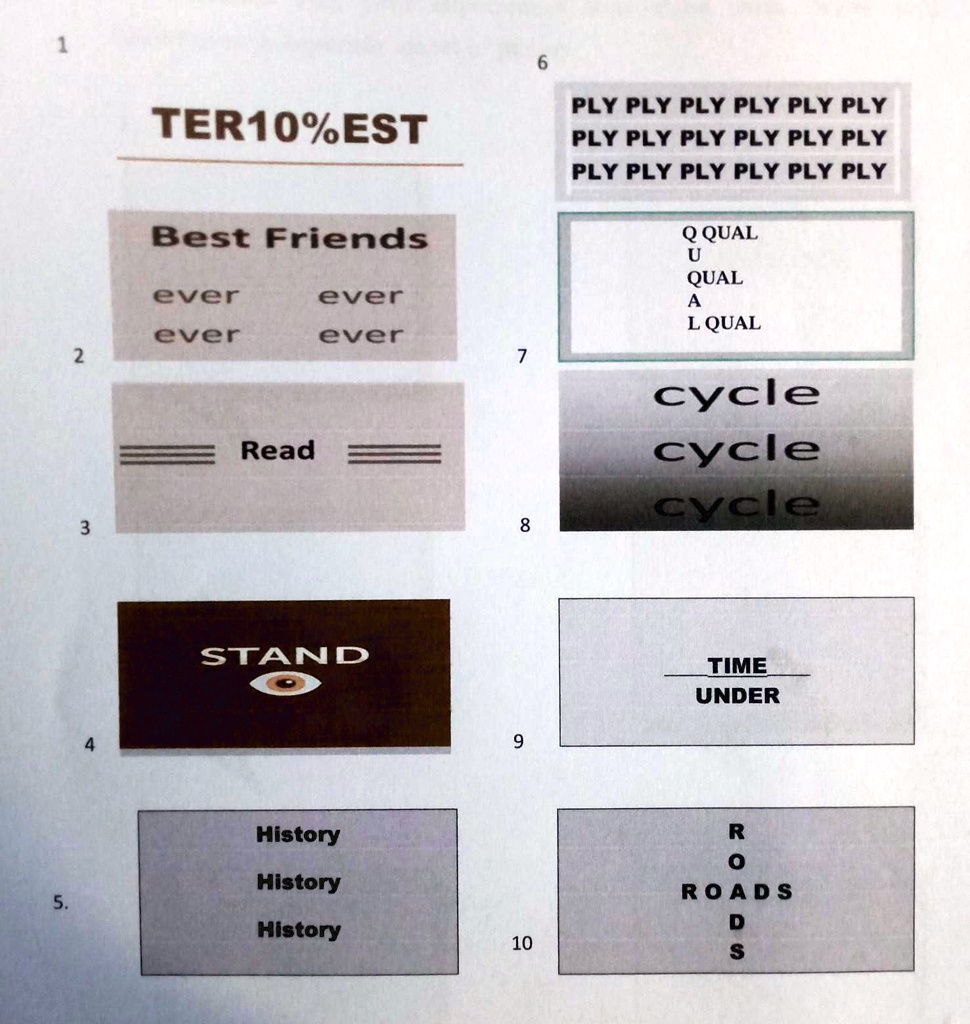 SOLVED: A. "Blocks that Block" Each block represents a saying or a well ...