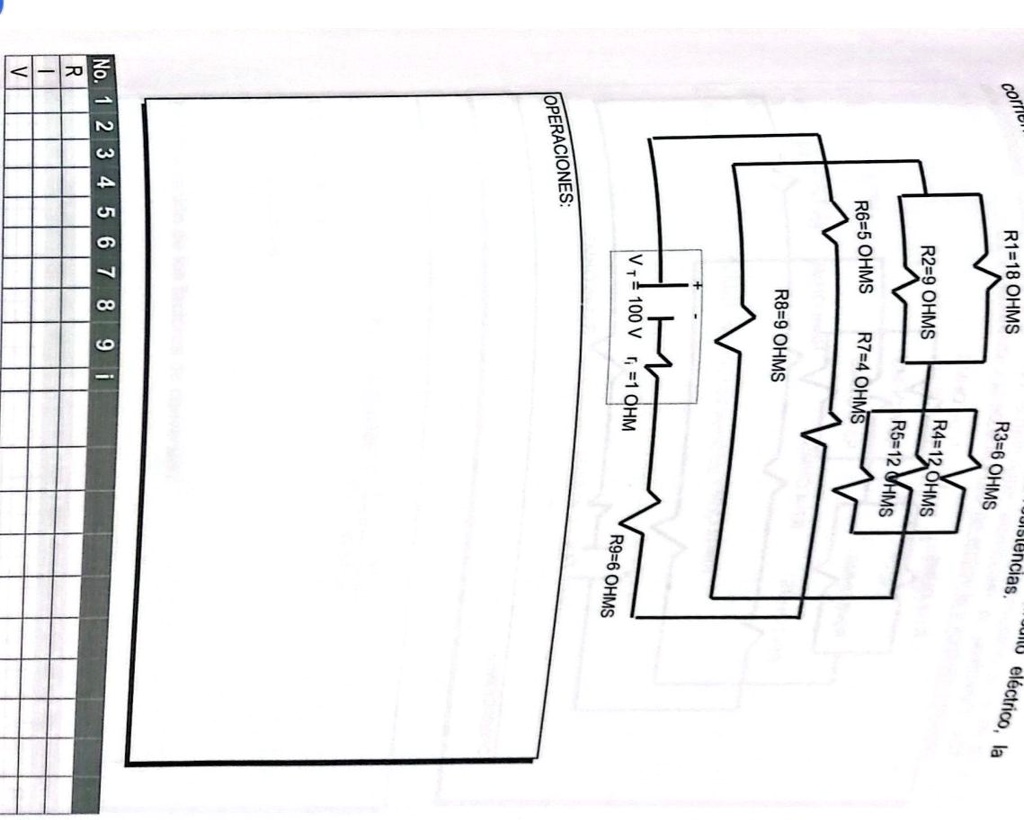 determine the equivalent resistance of the following electrical circuit ...