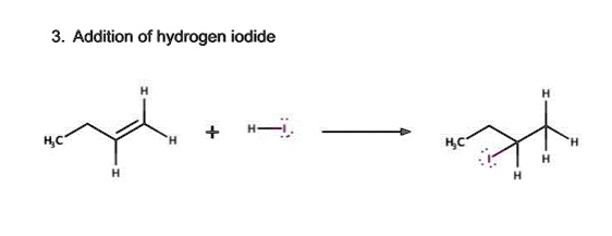 SOLVED: 3. Addition of hydrogen iodide