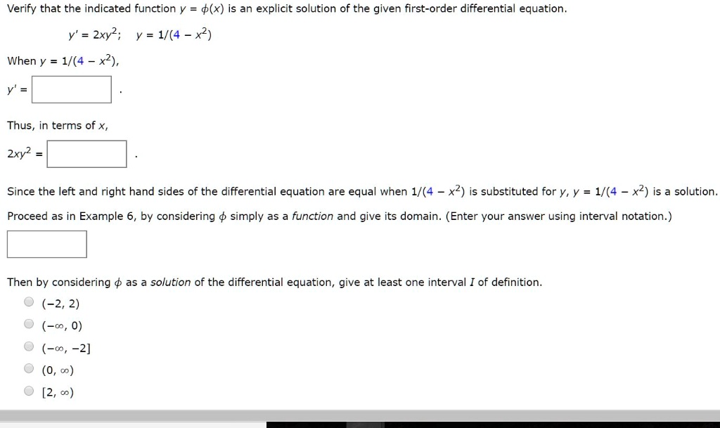 Verify that the indicated function y p(x) is an explicit solution of the given first-order ...