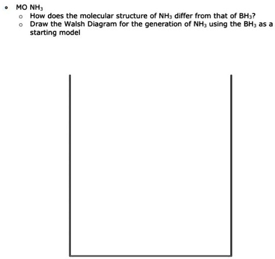 SOLVED: How does the molecular structure of NH3 differ from that of BH3 ...