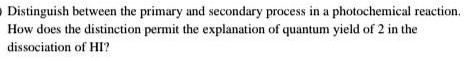 SOLVED: Distinguish between the primary and secondary processes in ...