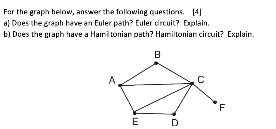 for the graph below answer the following questions 4 a does the graph ...