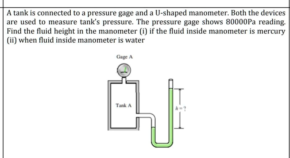 SOLVED: I need this question to be solved immediately, within 2 hours. A tank is connected to a ...
