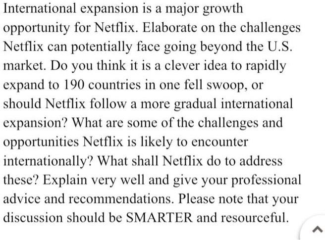 international expansion is a major growth opportunity for netflix ...