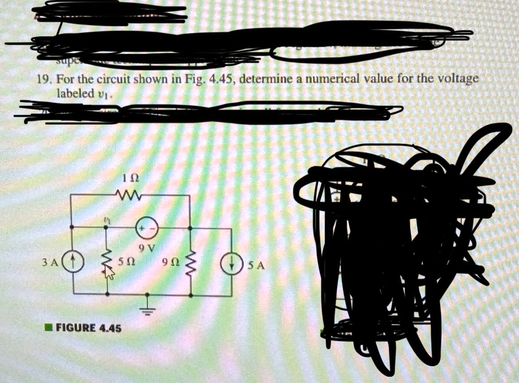 19 for the circuit shown in fig 445 determine a numerical value for the ...