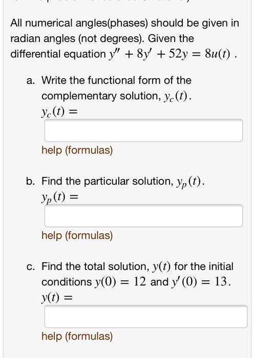 SOLVED: All numerical angles (phases) should be given in radian angles ...