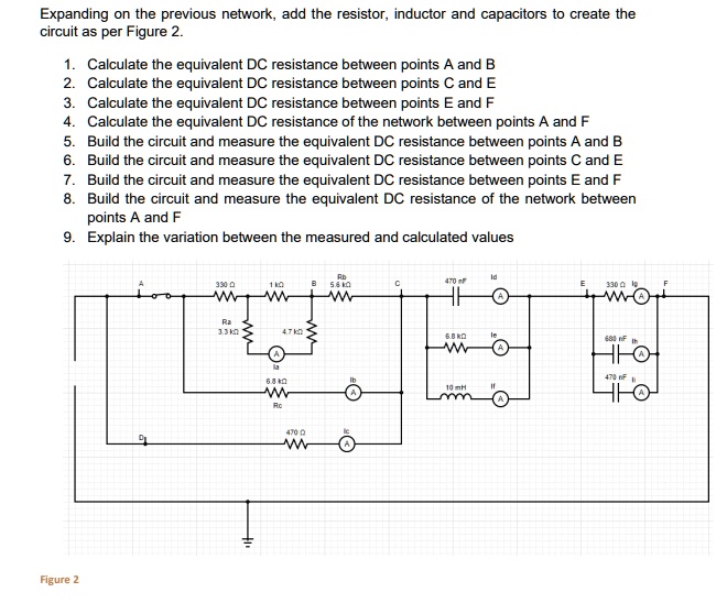 SOLVED: Expanding on the previous network, add the resistor, inductor ...