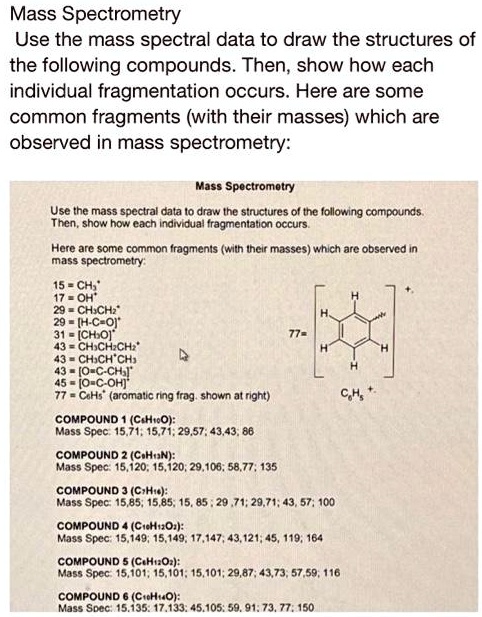 SOLVED: Texts: I need help with drawing the fragmentations. Mass ...