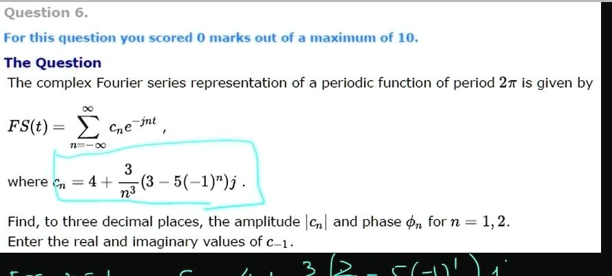 SOLVED: Q6.2 Explain in detail. Question 6: For this question, you scored 0 marks out of a ...