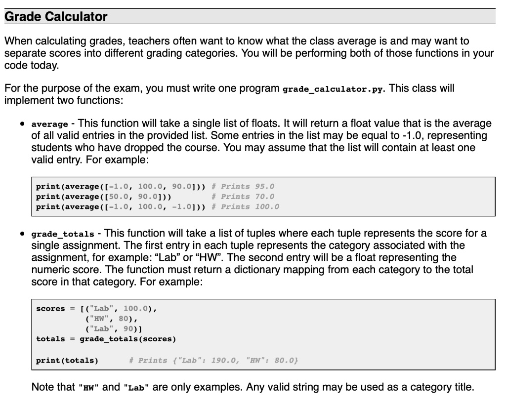 SOLVED Grade Calculator When Calculating Grades Teachers Often Want solved-grade-calculator-when-calculating-grades-teachers-often-want