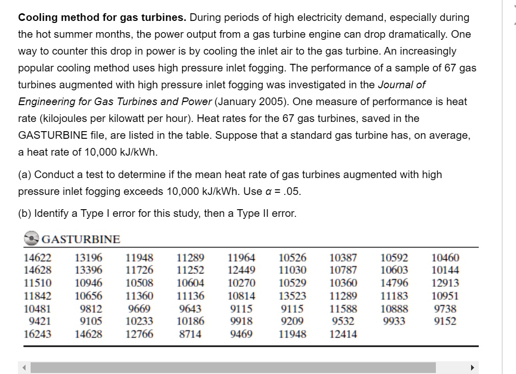 cooling method for gas turbines during periods of high electricity ...