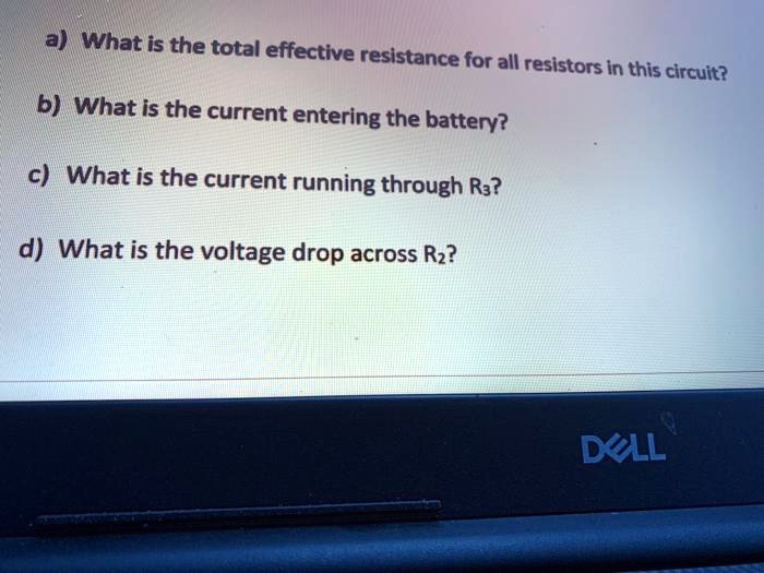 SOLVED:a) What is the total effective resistance for all resistors in ...