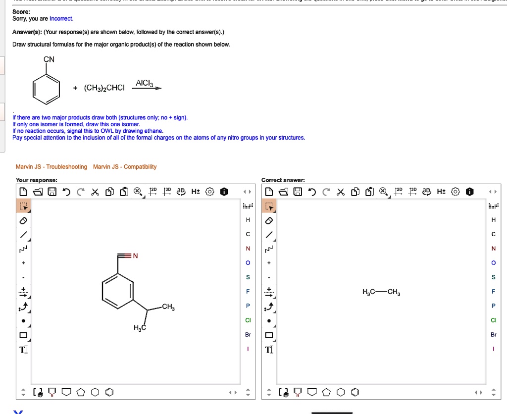 SOLVED: Draw structural formulas for the major organic product(s) of ...