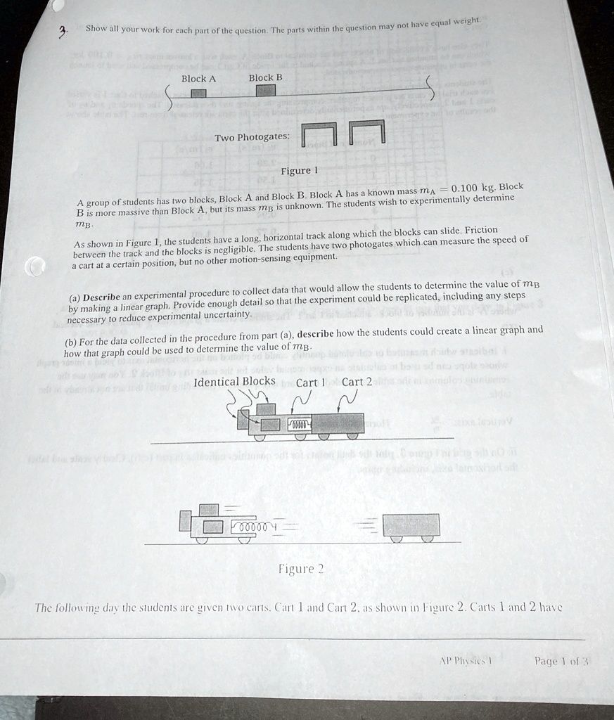 show all your work for each part of the question the parts within the ...