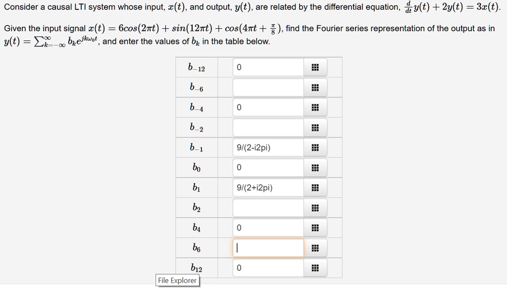 Consider A Causal Lti System Whose Input Zt And Output Yt Are Related By The 