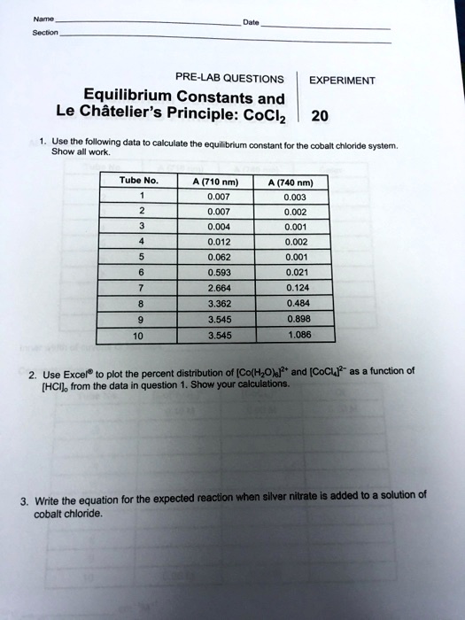 mnmae sncnan pre lab questions experiment equilibrium constants and le ...