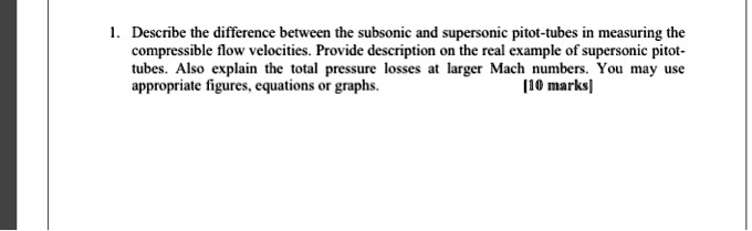 SOLVED: Describe the difference between the subsonic and supersonic ...