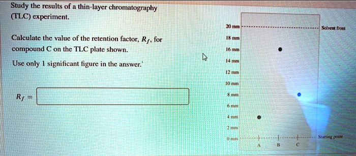 SOLVED: Study the results of thin-layer chromatography (TLC) experiment ...