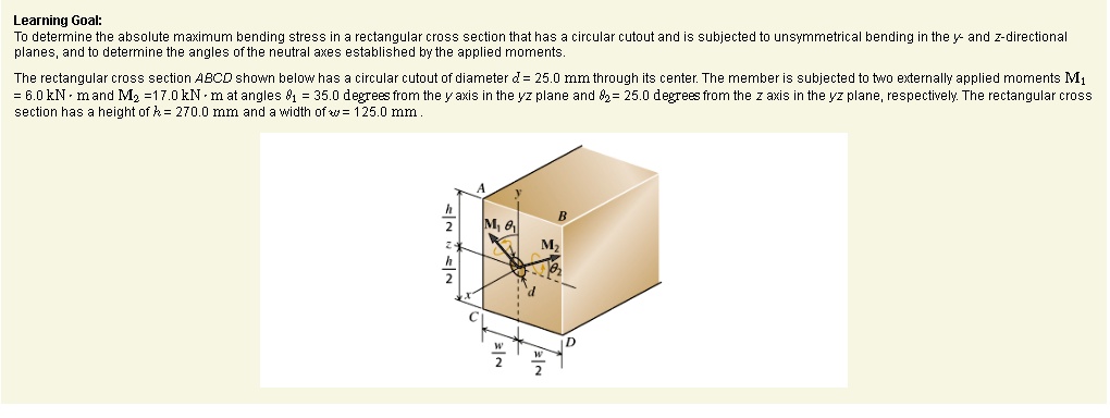Learning Goal: To determine the absolute maximum bending stress in a ...