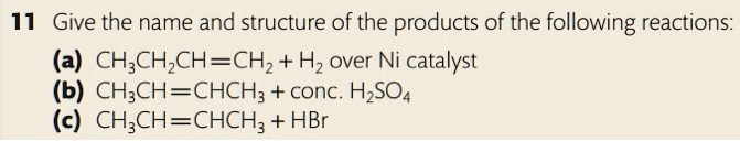 VIDEO solution: Give the name and structure of the products of the ...