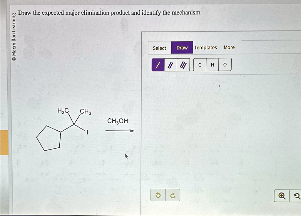 SOLVED: Draw the expected major elimination product and identify the ... SOLVED: Draw the expected major elimination product and identify the ...