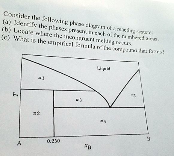 SOLVED: Consider the Identify following phase (6) (he phases presend ...