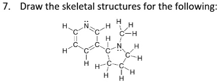 SOLVED: Draw the skeletal structures for the following: